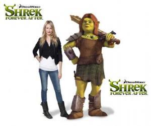 Puzzles de Cameron Diaz pone la voz a Fiona, la guerrera, en la última ...