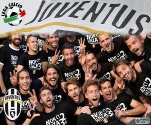 Puzzles de Juventus campeón 2013-20014 rompecabezas para imprimir