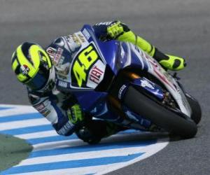 Puzzles de Motociclismo de velocidad - MotoGP con piloto rompecabezas ...