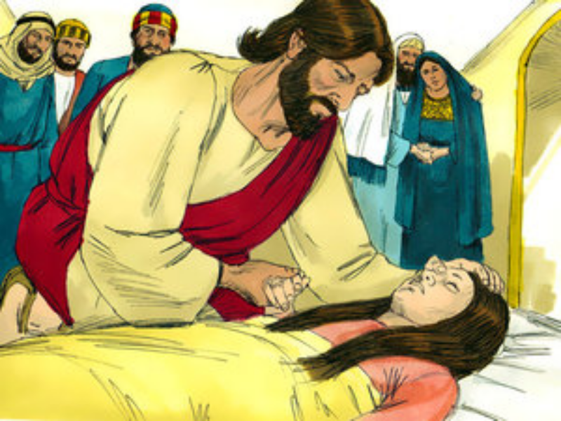 Puzzle de JESUS RESUCITA A LA HIJA DE JAIRO , rompecabezas de Puzzle de JESUS RESUCITA A LA HIJA DE JAIRO , rompecabezas de