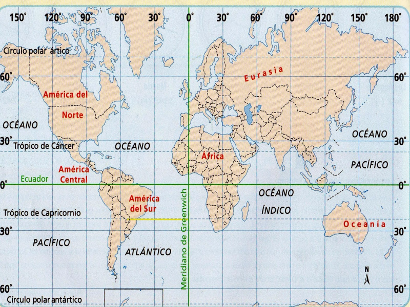 Puzzle De Masas Continentales Y Oceánicas Rompecabezas De
